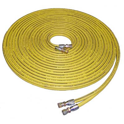HOSE, TWINLINE CONTROL, ASSEMBLY, YEL/YEL W/BLACK STRIPE, NOMINAL 3/16 ...