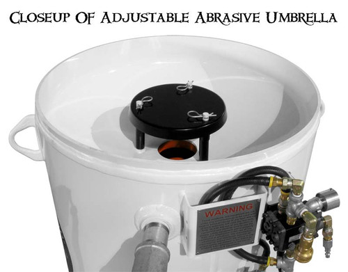 BLAST POT, STATIONARY, 6.5 CU FT, PRESSURE RELEASE, ELECTRIC 12VDC, MPV ...