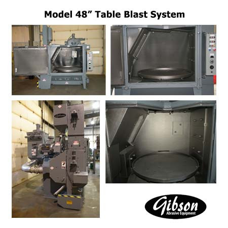 MODEL 48" TABLE, TABLE BLAST SYSTEM - IDS Blast
