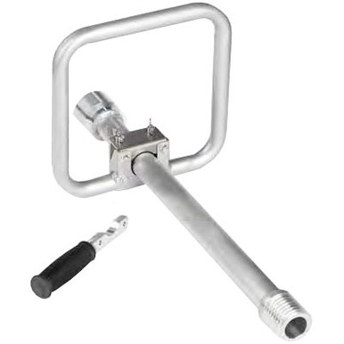 NOZZLE EXTENSION KIT, 50MM THREADS, 24" LENGTH, INCLUDES 2 HANDLES ...