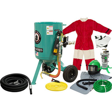 BLAST POT, PORTABLE, 6.0 CU FT, PRESSURE RELEASE SYSTEM, PNEUMATIC ...