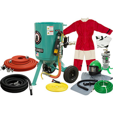 BLAST POT, PORTABLE, 6.0 CU FT, PRESSURE RELEASE SYSTEM, PNEUMATIC ...