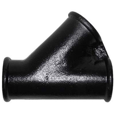 Y FITTING, 1-1/4", RUBBER LINED - IDS Blast