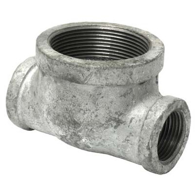 TEE, GALV, 1" x 1" x 2" (FITS PRESSURE CABINETS) - IDS Blast