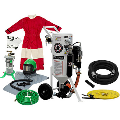 BLAST POT, PORTABLE, 1.5 CU FT, PRESSURE HOLD SYSTEM, PNEUMATIC, SILVER ...