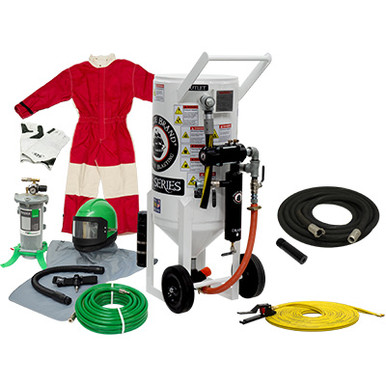 BLAST POT, PORTABLE, 3.5 CU FT, PRESSURE RELEASE, PNEUMATIC, SILVER ...