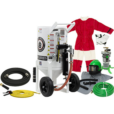 BLAST POT, PORTABLE, 6.5 CU FT, PRESSURE RELEASE, PNEUMATIC, SILVER ...