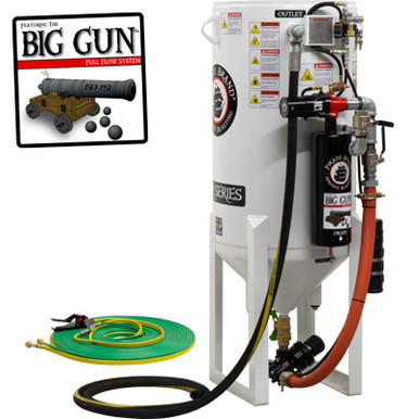 BLAST POT, STATIONARY, 10.0 CU FT, SINGLE OUTLET, PRESSURE RELEASE ...