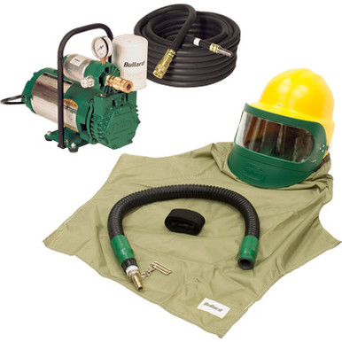 BULLARD, FREE AIR PUMP RESPIRATOR PACKAGE, 1/2" IND. INTERCHANGE, EDP10 ...