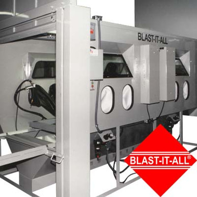 BLAST-IT-ALL® CUBE BLAST CABINET, CUSTOM VERSION, CONFIGURED TO ORDER ...