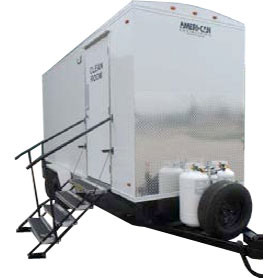 615 DECONTAMINATION TRAILER, 6' x 15', SINGLE SHOWER - IDS Blast