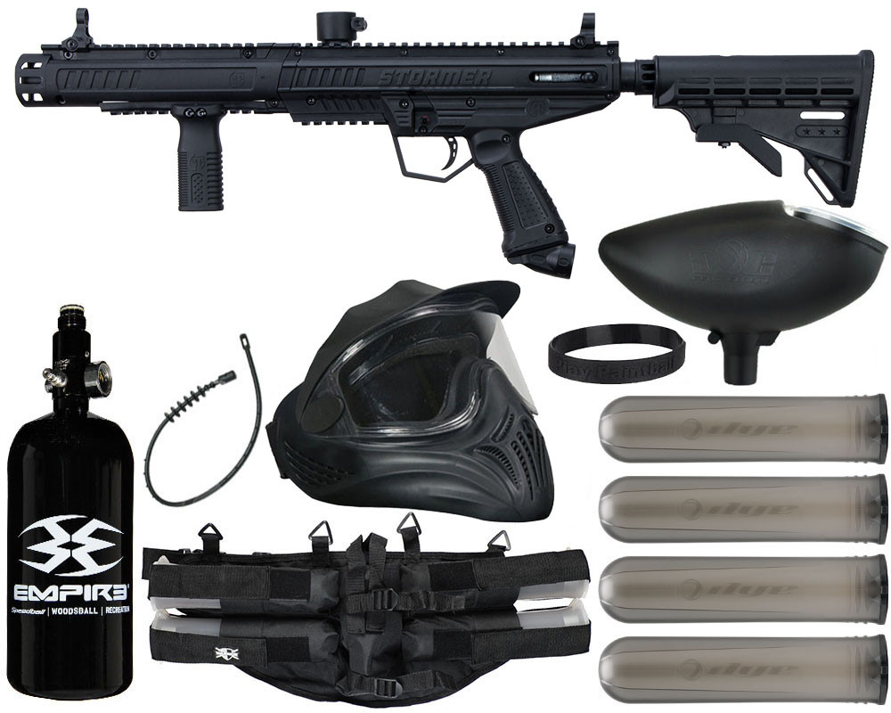 Tippmann Gun Package Kit - Stormer Elite Dual Fed - Epic