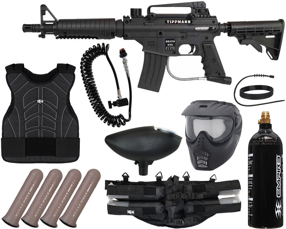 Tippmann Gun Package Kit - Bravo One Elite Tactical - Light Gunner