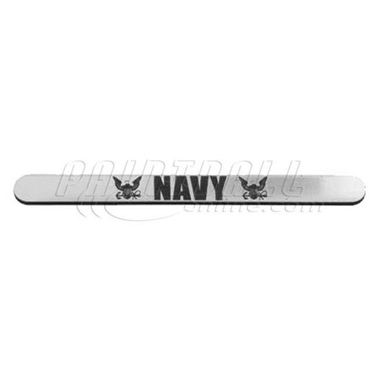 TechT Gun Tag - Navy - Silver