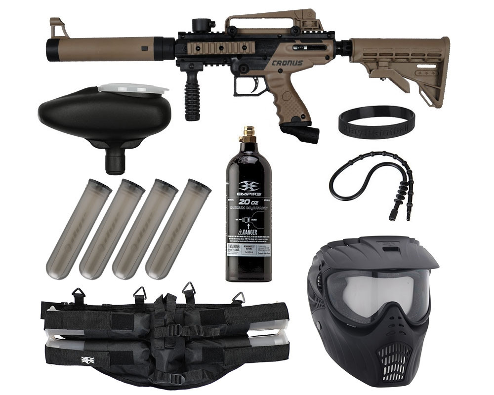Tippmann Gun Package Kit - Cronus Tactical .50 Caliber - Epic - Black ...