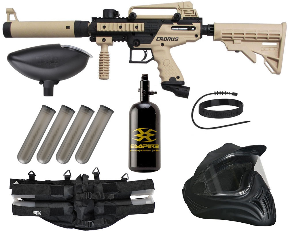 Tippmann Gun Package Kit - Cronus Tactical - Legendary - Tan/Black