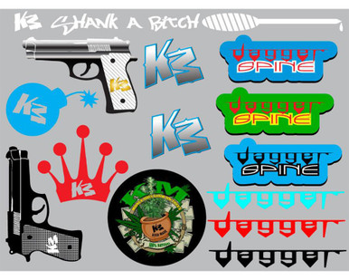 KM Sticker Sheet - 8" x 11"