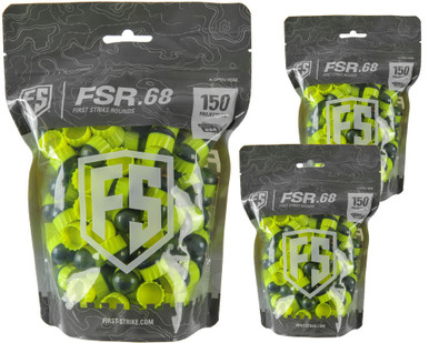 First Strike .68 Caliber Paintballs - FSR - 450 Rounds - Smoke/Yellow ...