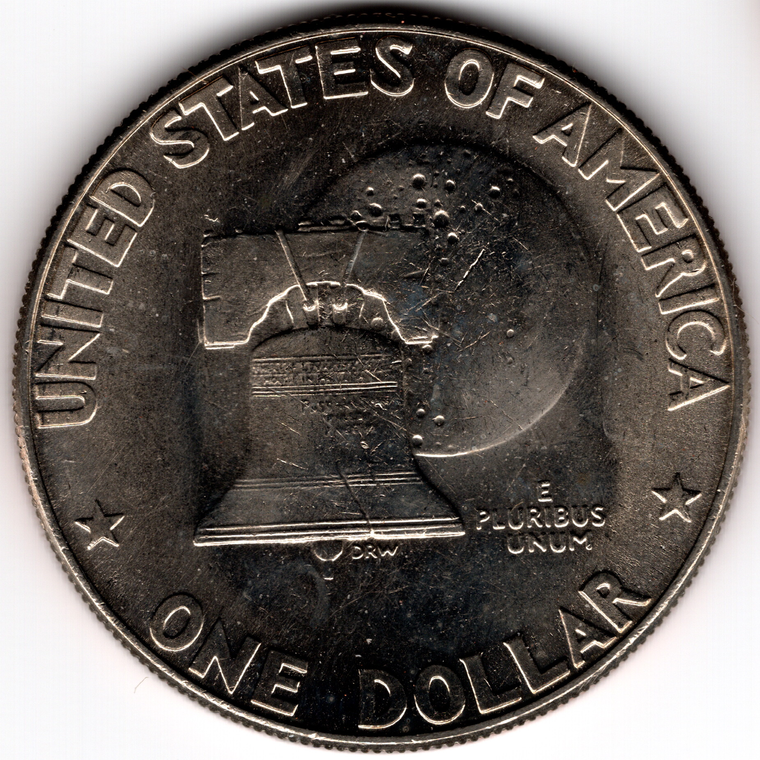 1976 Philadelphia Eisenhower Bicentennial Dollar Roll Uncirculated