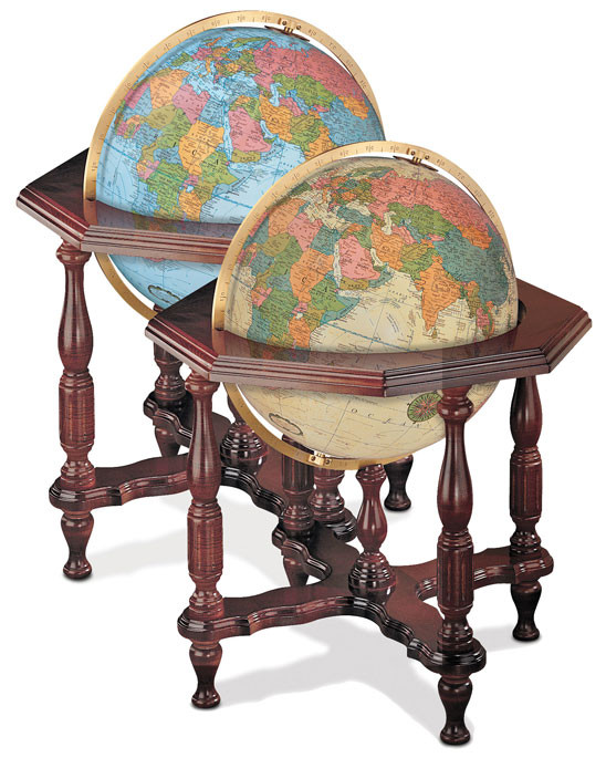 Floor Globes - Floorstanding World Globes