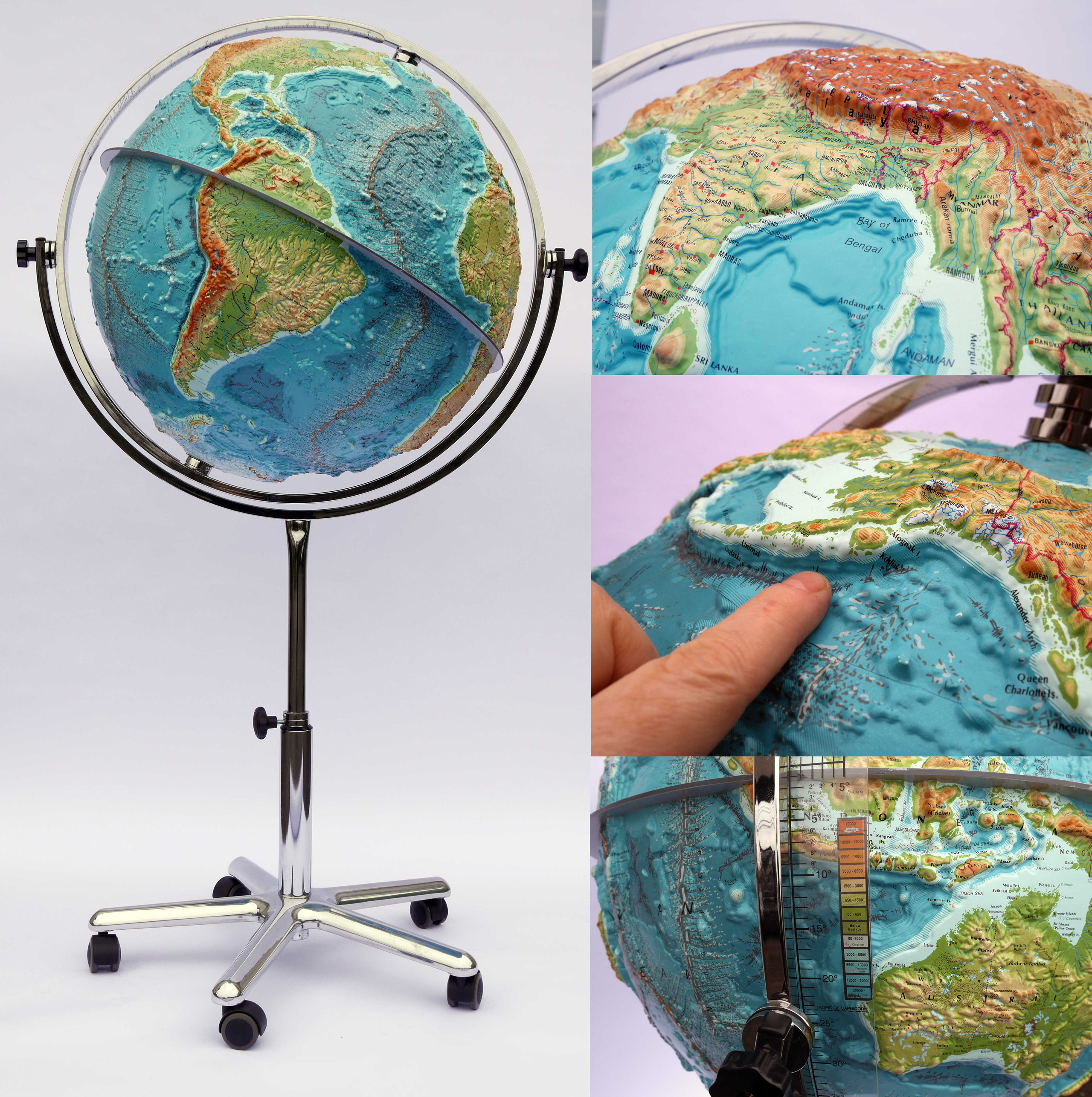 Floor Globes - Floorstanding World Globes