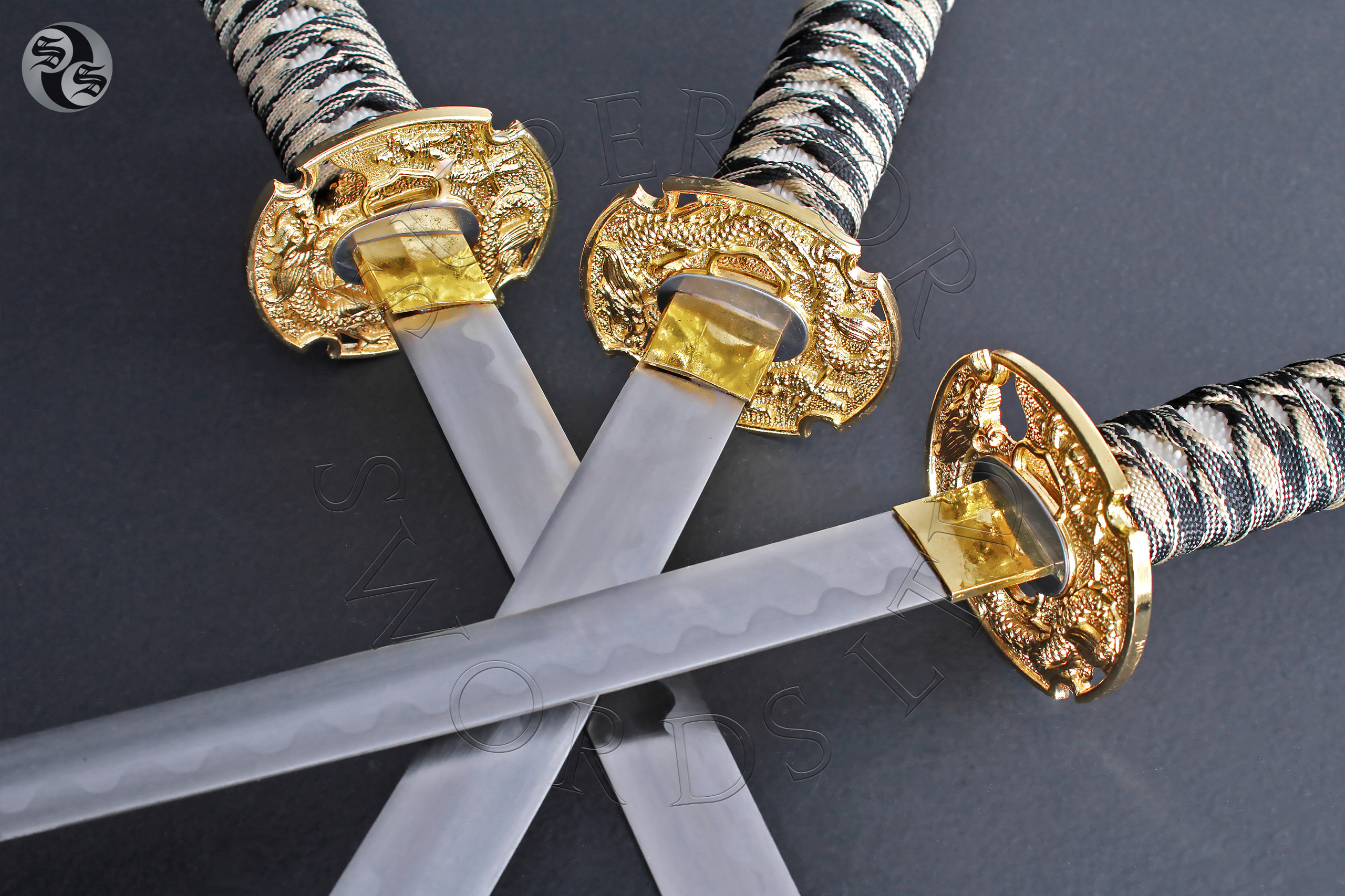 Imperial Golden Dragon - Daisho Set - Superior Swords Co.