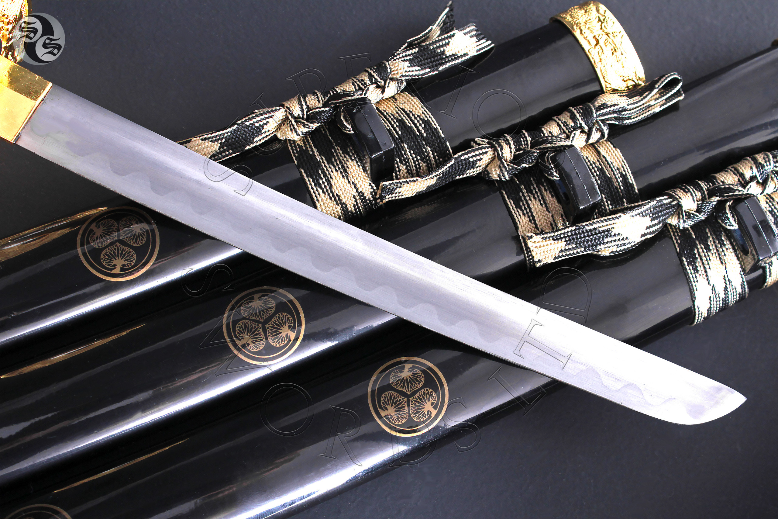 Imperial Golden Dragon - Daisho Set - Superior Swords Co