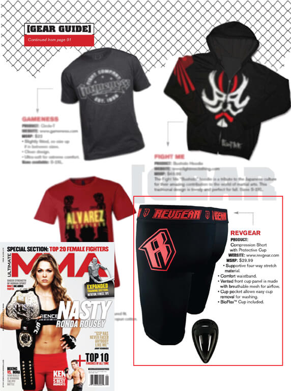 Revgear As Seen In Ultimate MMA's "Gear Guide" - Revgear Wholesale