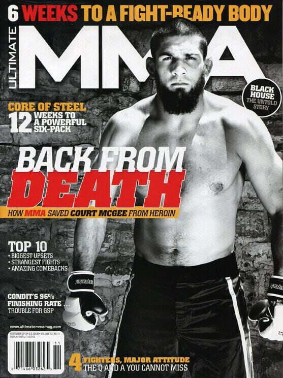 Revgear Seen On The Cover of Ultimate MMA - Revgear
