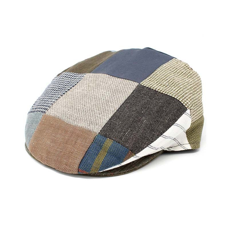 Hanna Hats Linen Vintage Irish Patchwork Cap | Keily's