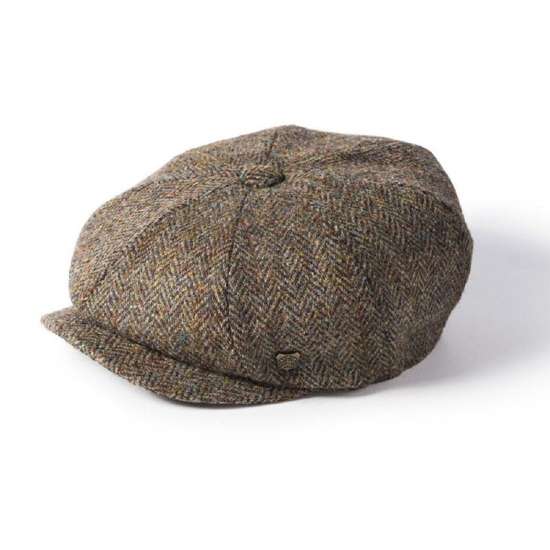 Harris Tweed 8 Piece Newsboy Cap | Keilys.com
