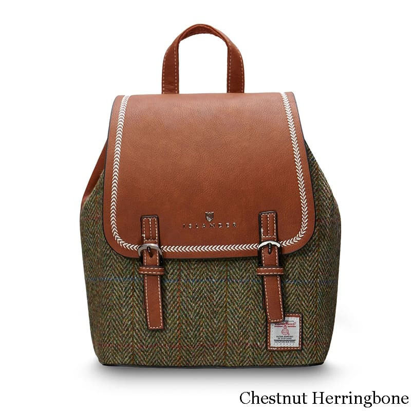 Islander Harris Tweed Backpack for Ladies