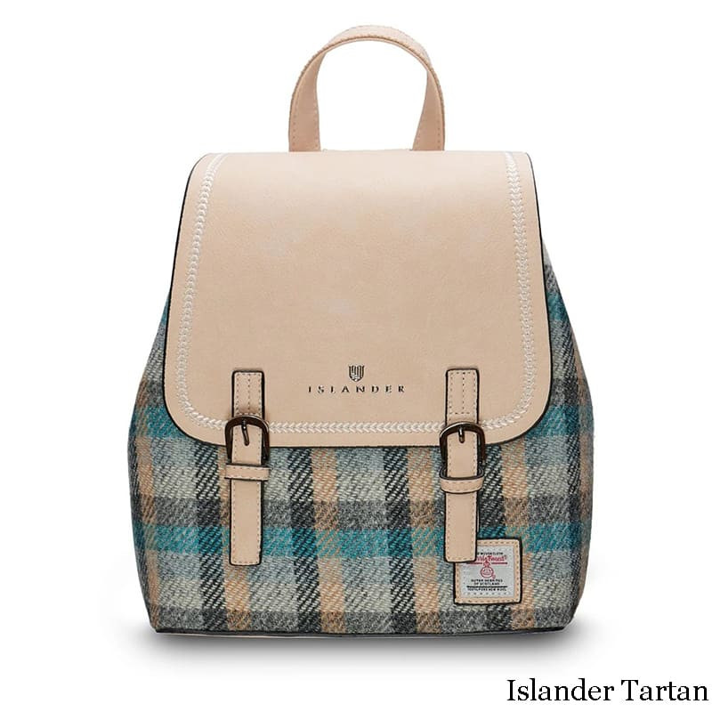 Harris Tweed Backpack for Ladies