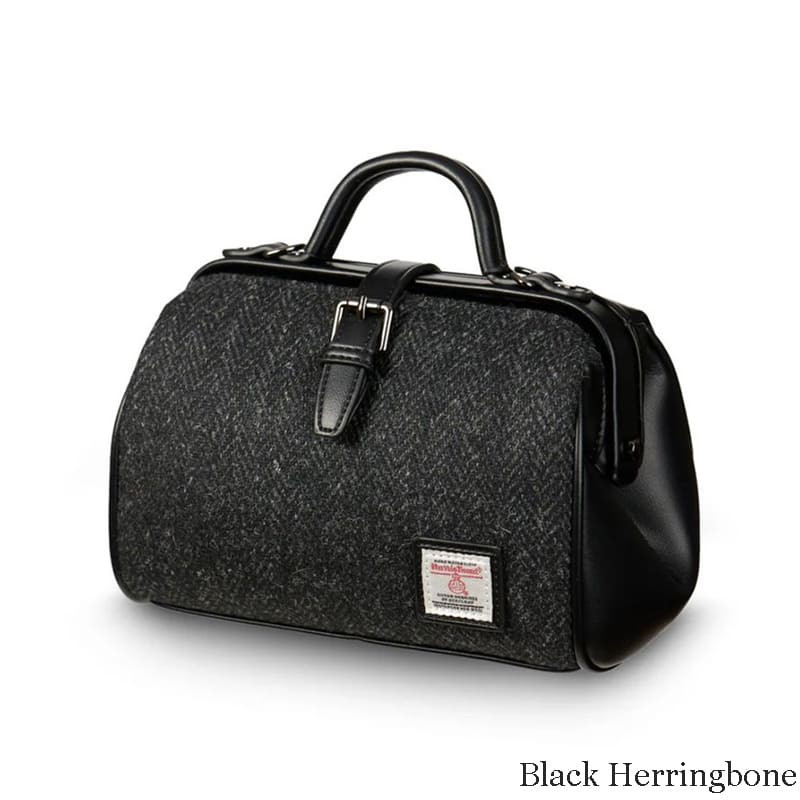 Handwoven Harris Tweed Doctor Bag