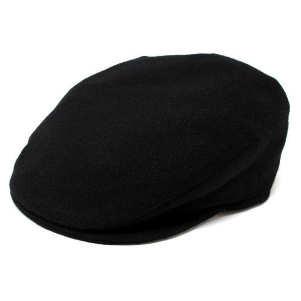 Hanna Hats Irish Tweed Flat Cap Black | Tweed Cap | Keily's
