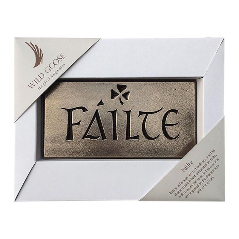 Failte Bronzed Plaque | keilys.com