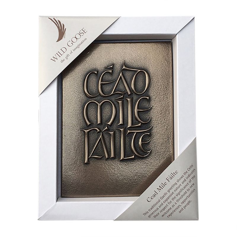 Cead Mile Failte Bronze Plaque | Keilys.com