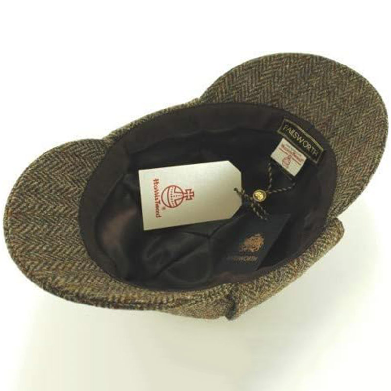 Harris Tweed Deerstalker Hat – Herringbone Design