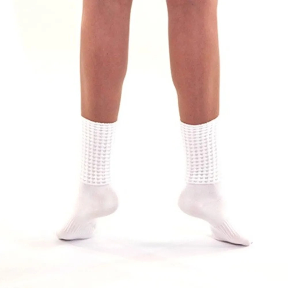 Antonio Pacelli White Ultra Short Irish Poodle Socks| Fast Shipping From US
