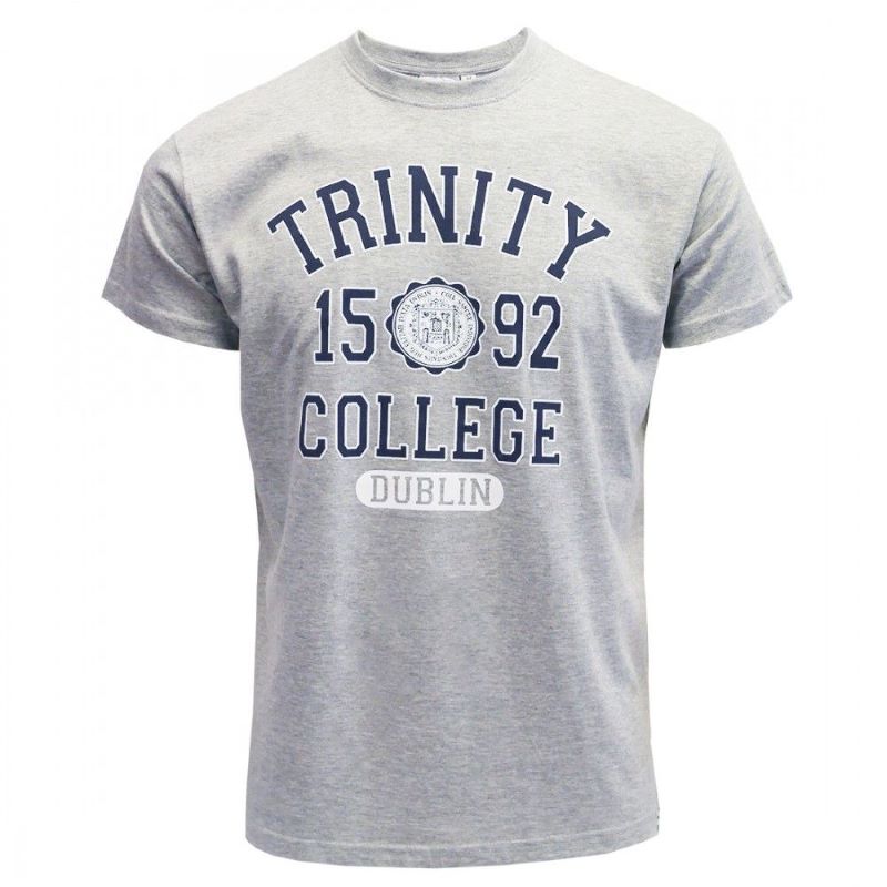 Trinity College Crest T-Shirt Grey | Keilys.com
