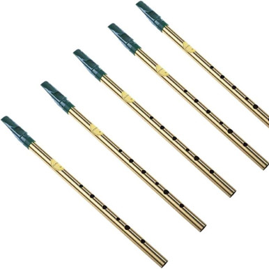 Set of 5 Traditional Irish Whistles Key "D" | Keilys.com