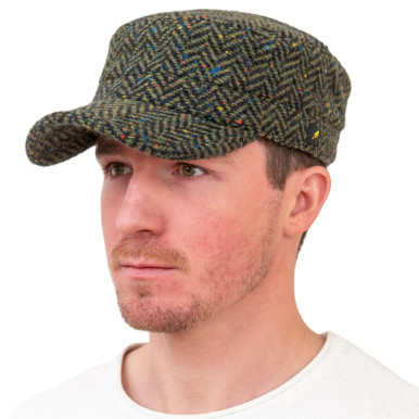 Men's Kerry Tweed Irish Cadet Cap
