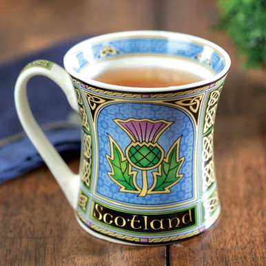 Scottish Thistle Window Mug 11fl oz | Keilys.com