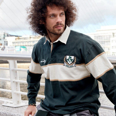 Lansdowne Green Ireland Shamrock Rugby Shirt | Keilys.com