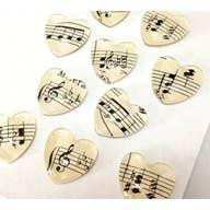 Vintage Sheet Music Heart Magnets Set of 2 - The Shop at Strathmore