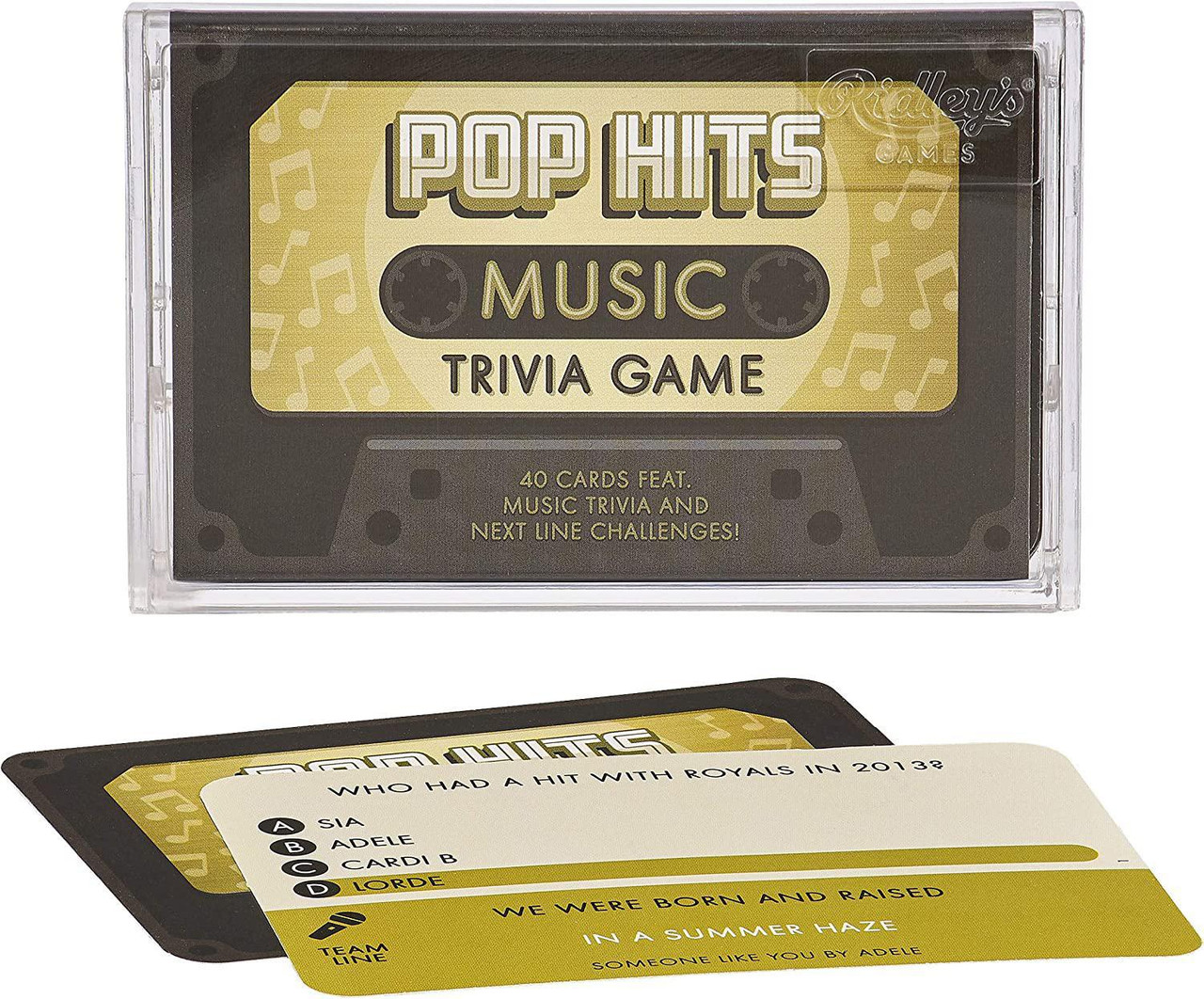Pop Music Trivia Card Game – Quiz Game for Adults and Kids - The Shop at Strathmore