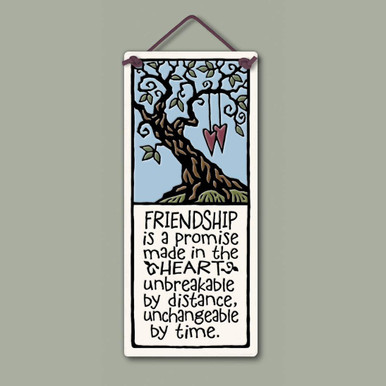 Friendship Wall Art Handmade Small Tall Wall Art - The Shop at Strathmore