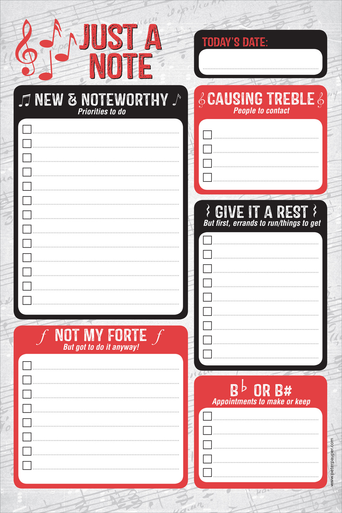 Just a Note - Note Pad - The Shop at Strathmore