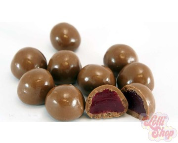 Fyna Milk Choc Raspberry Bullets 100g