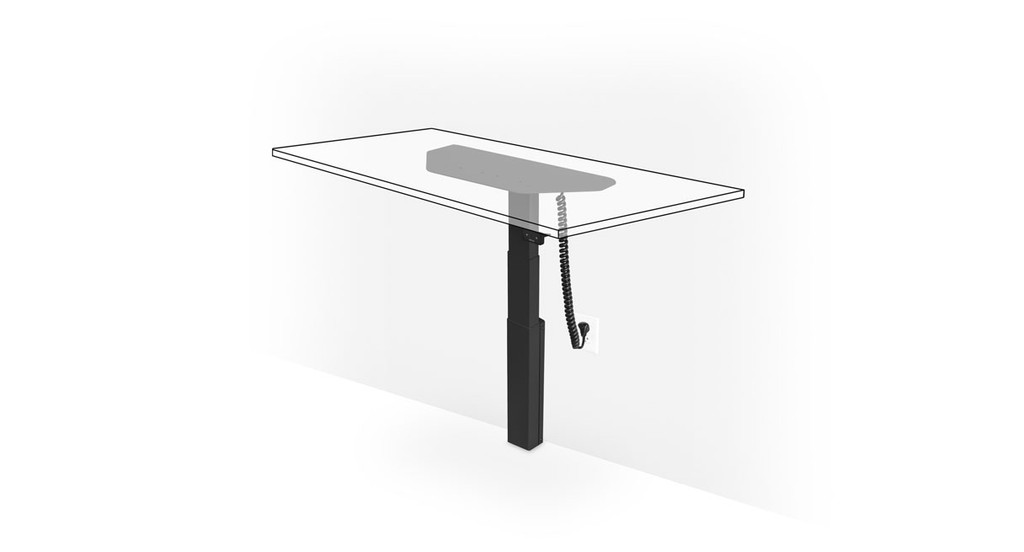 UPLIFT Wall Mounted Standing Desk Frame